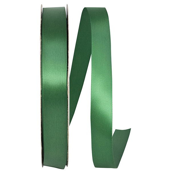 Forest Green 7/8 Inch Double Face DFS Satin Ribbon for Packaging