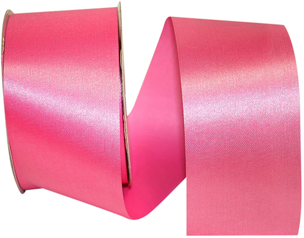 Ribbon - Aqua Satin, Azalea, 2-1/2 Inch, 50 Yards